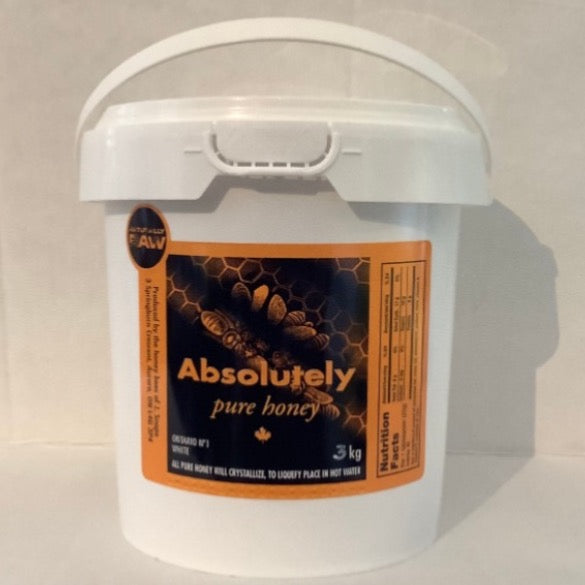 Absolutely Pure RAW Honey - 3kg – Ontario Honey House