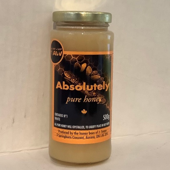 Absolutely Pure RAW Honey - 500g – Ontario Honey House