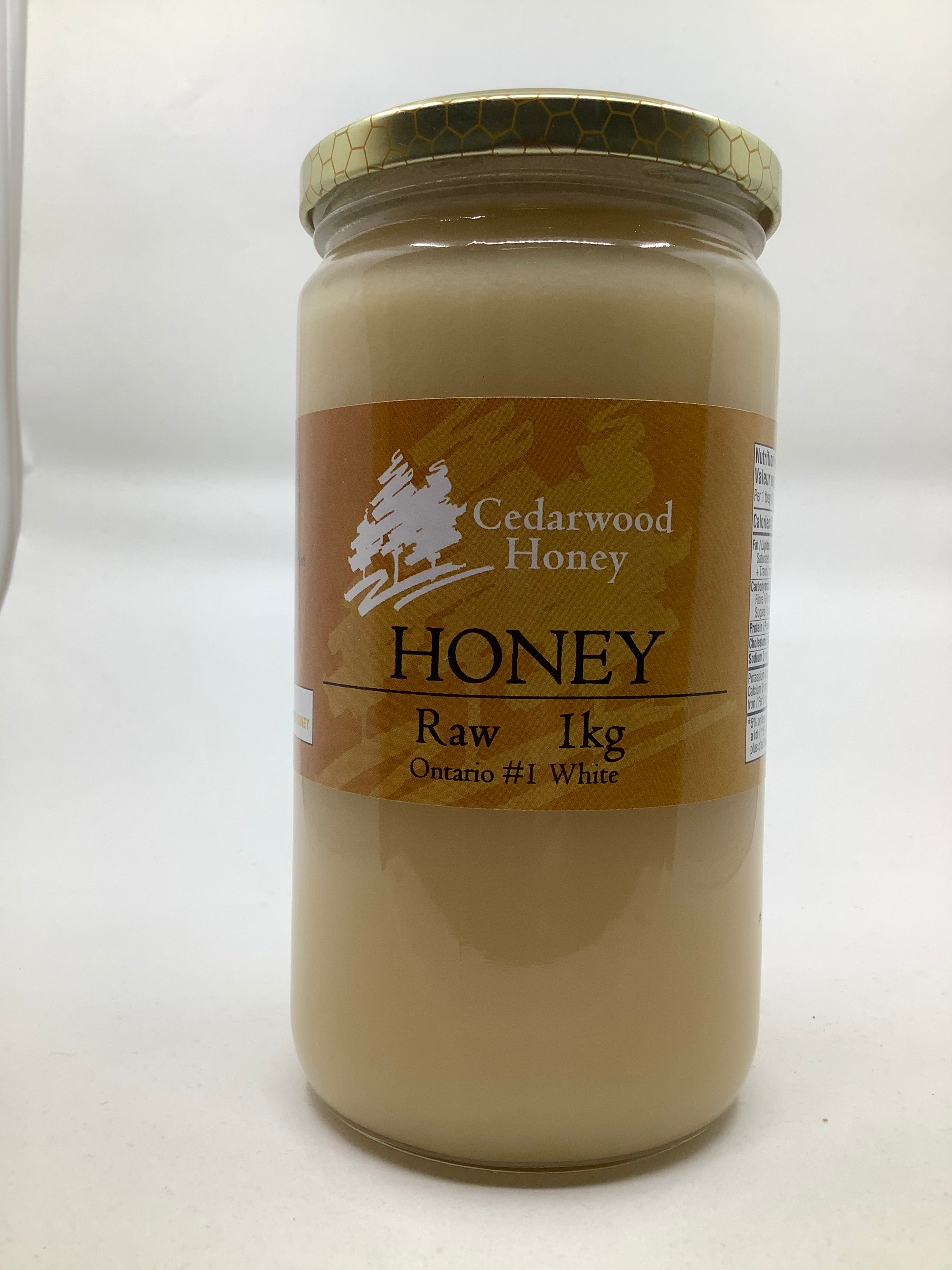 Cedarwood Honey RAW Honey 1kg – Ontario Honey House
