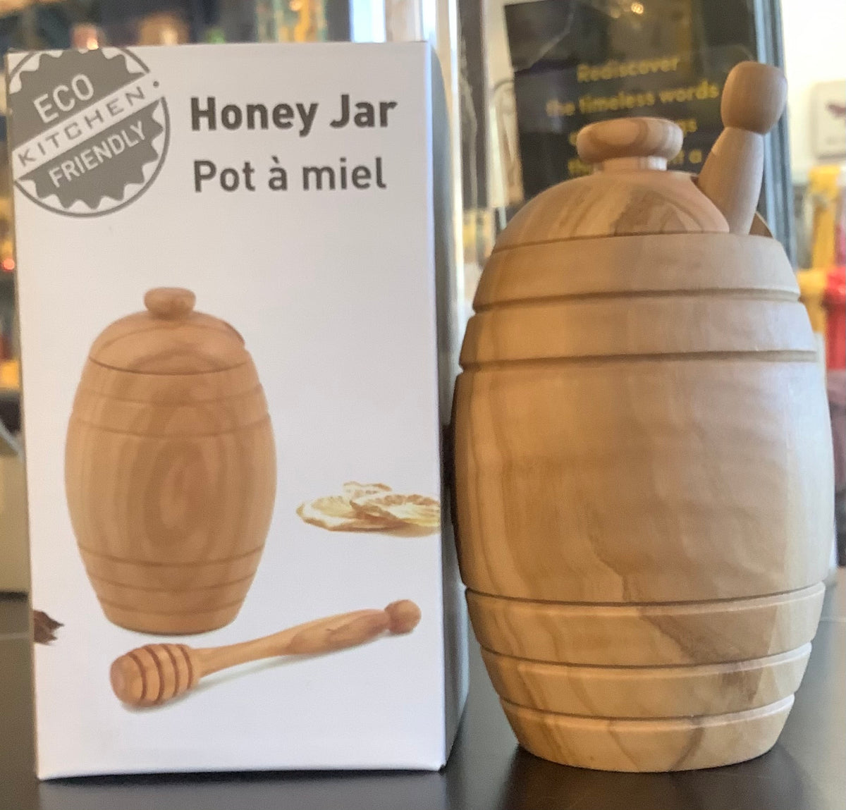 Honey Pot - Wood – Ontario Honey House